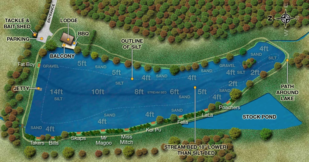 map | Lodge Lakes